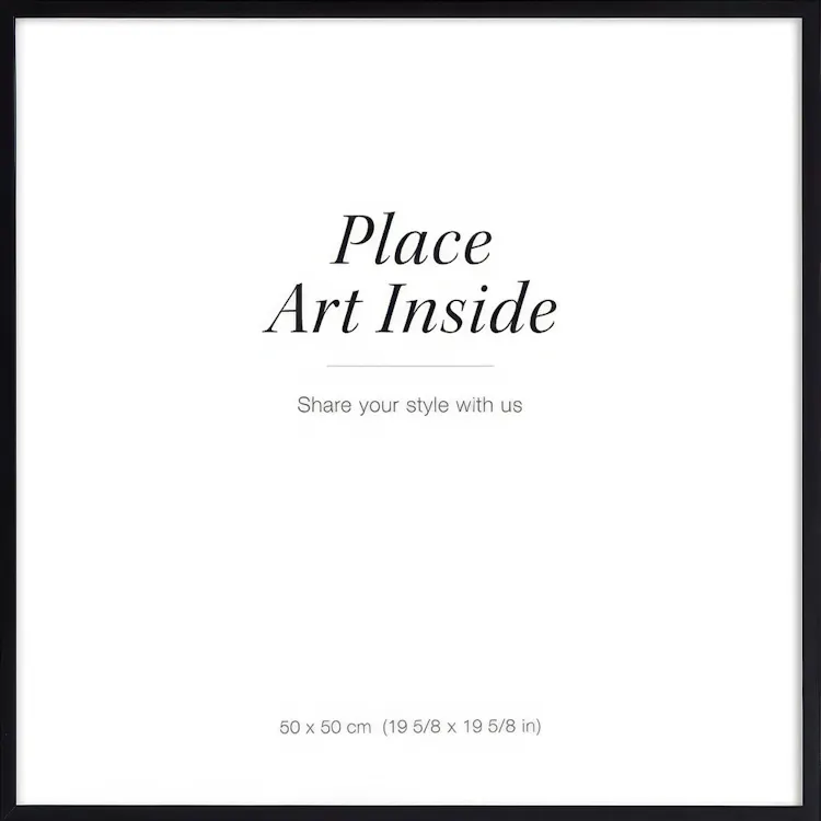 50x50 cm frames