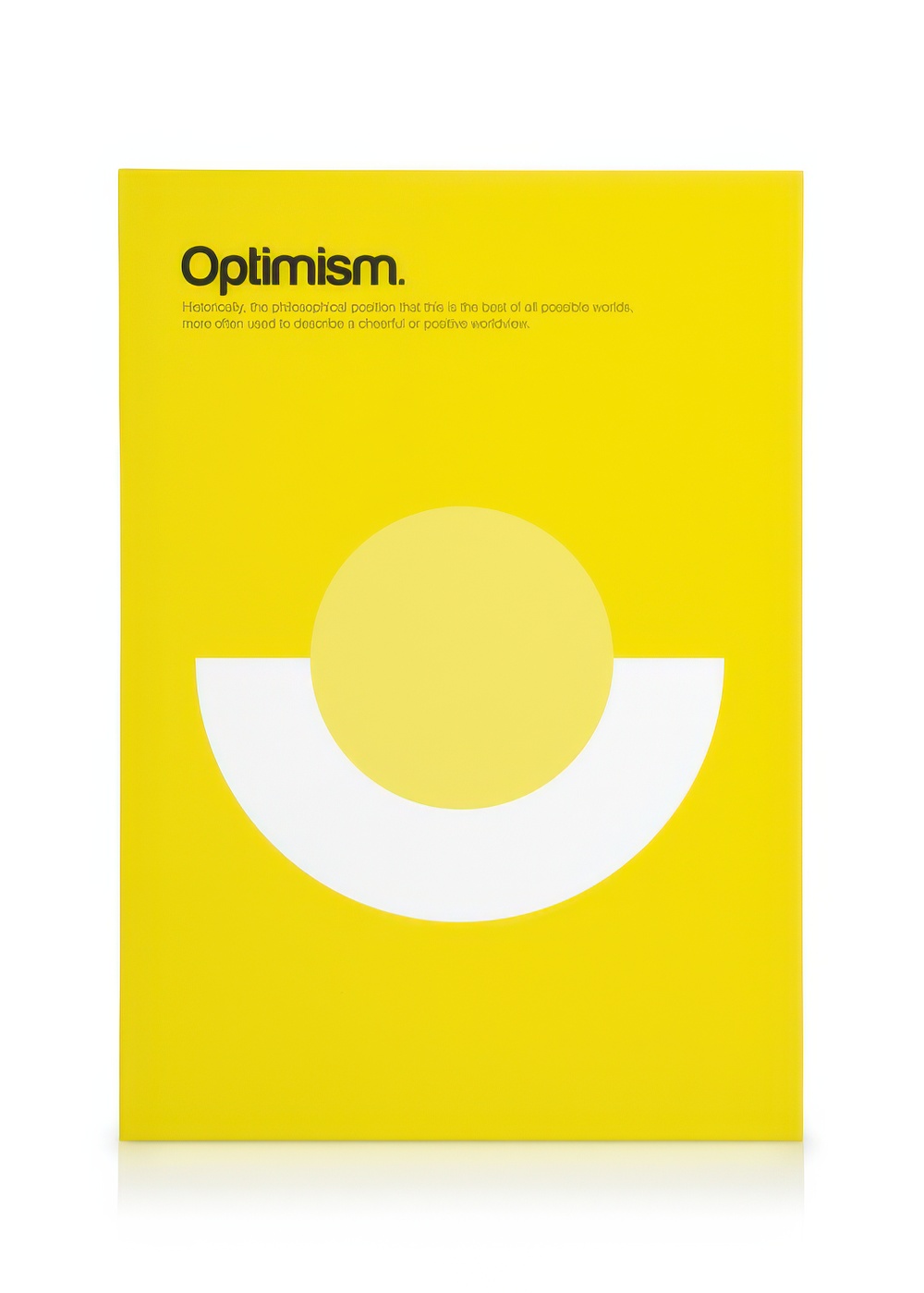 Optimism Canvas - Gele Abstracte Kunst Poster | Desenio BE