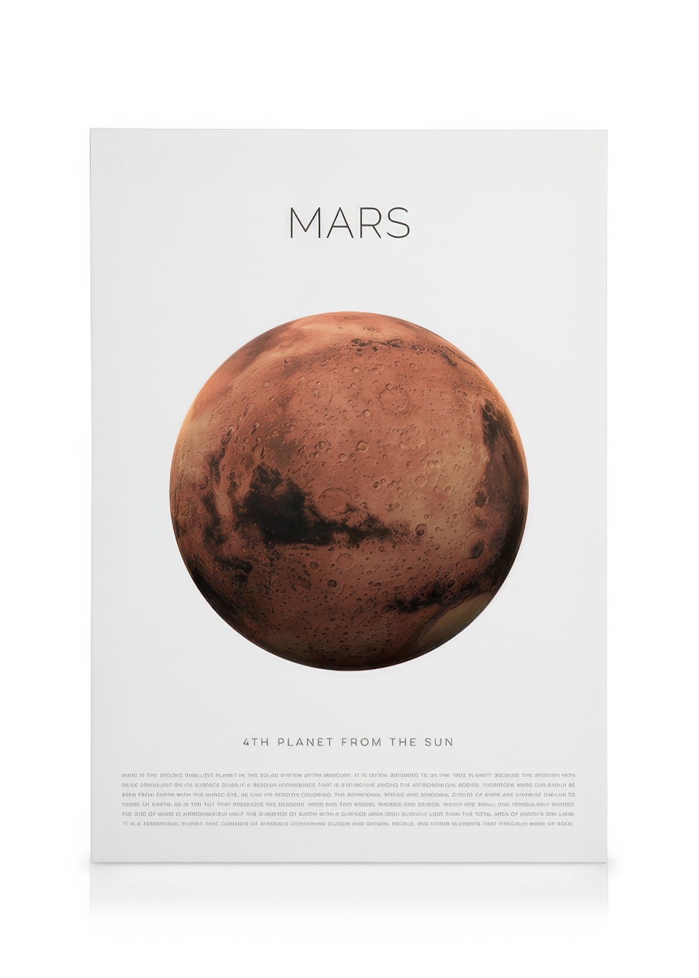 Obraz na płótnie Mars – Dekoracja ścienna dla miłośników astronomii ...