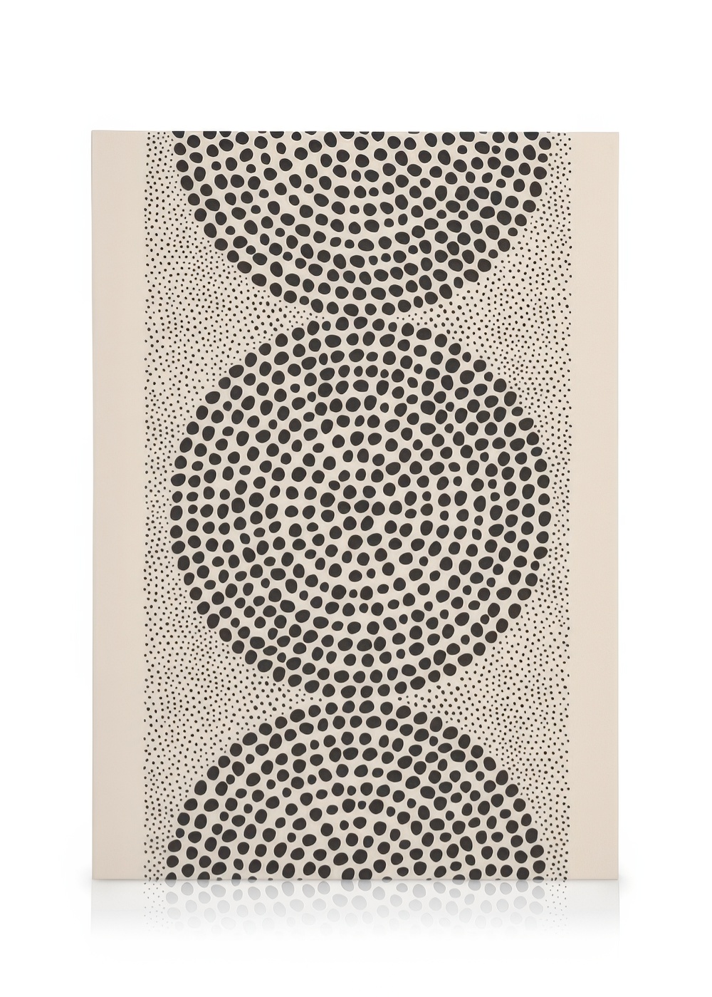 Lienzo Dotted Pattern – Arte geométrico moderno en blanco y negro ...