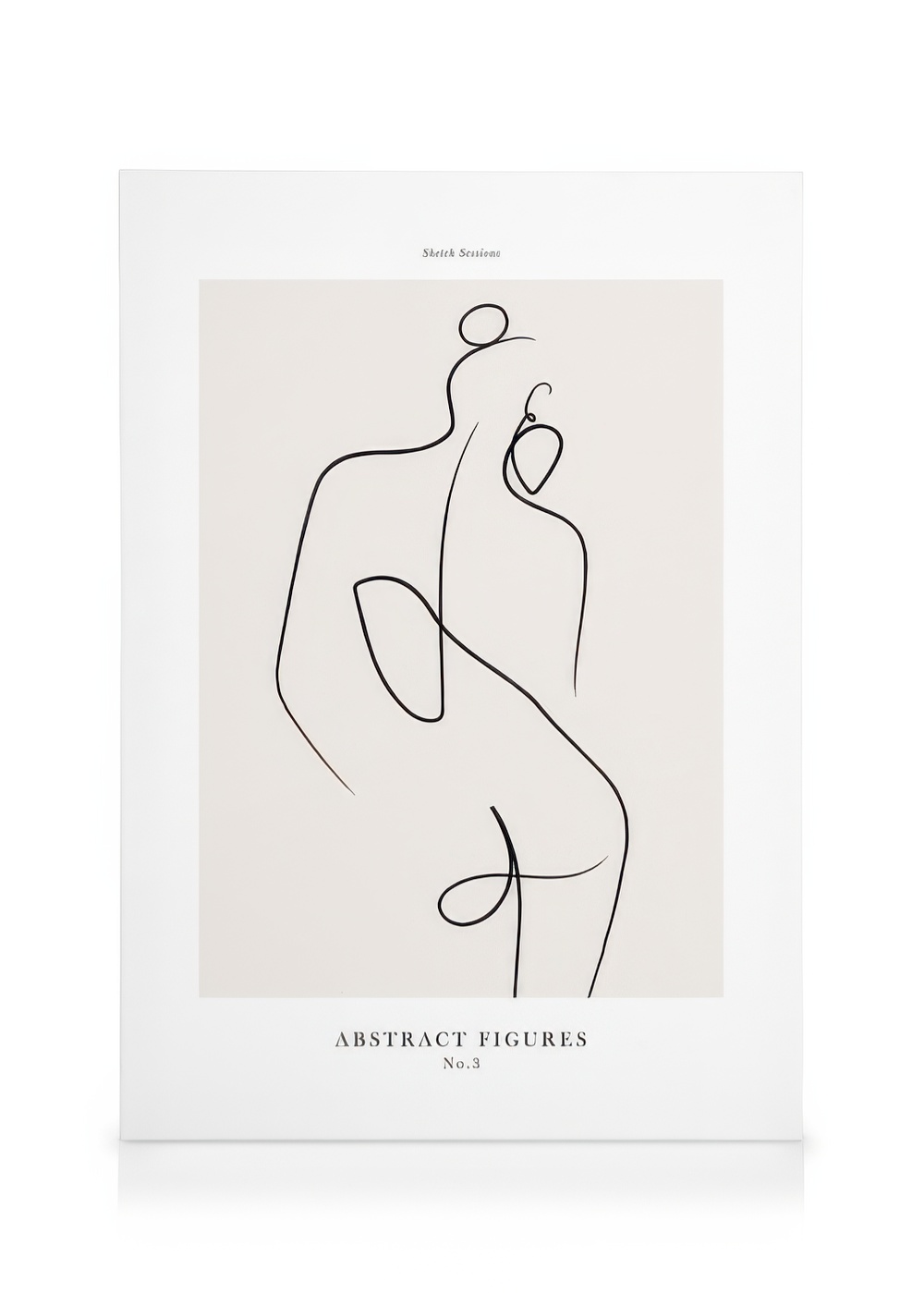 Abstract Figures No3 Canvas - Line Art Canvas | Desenio EU