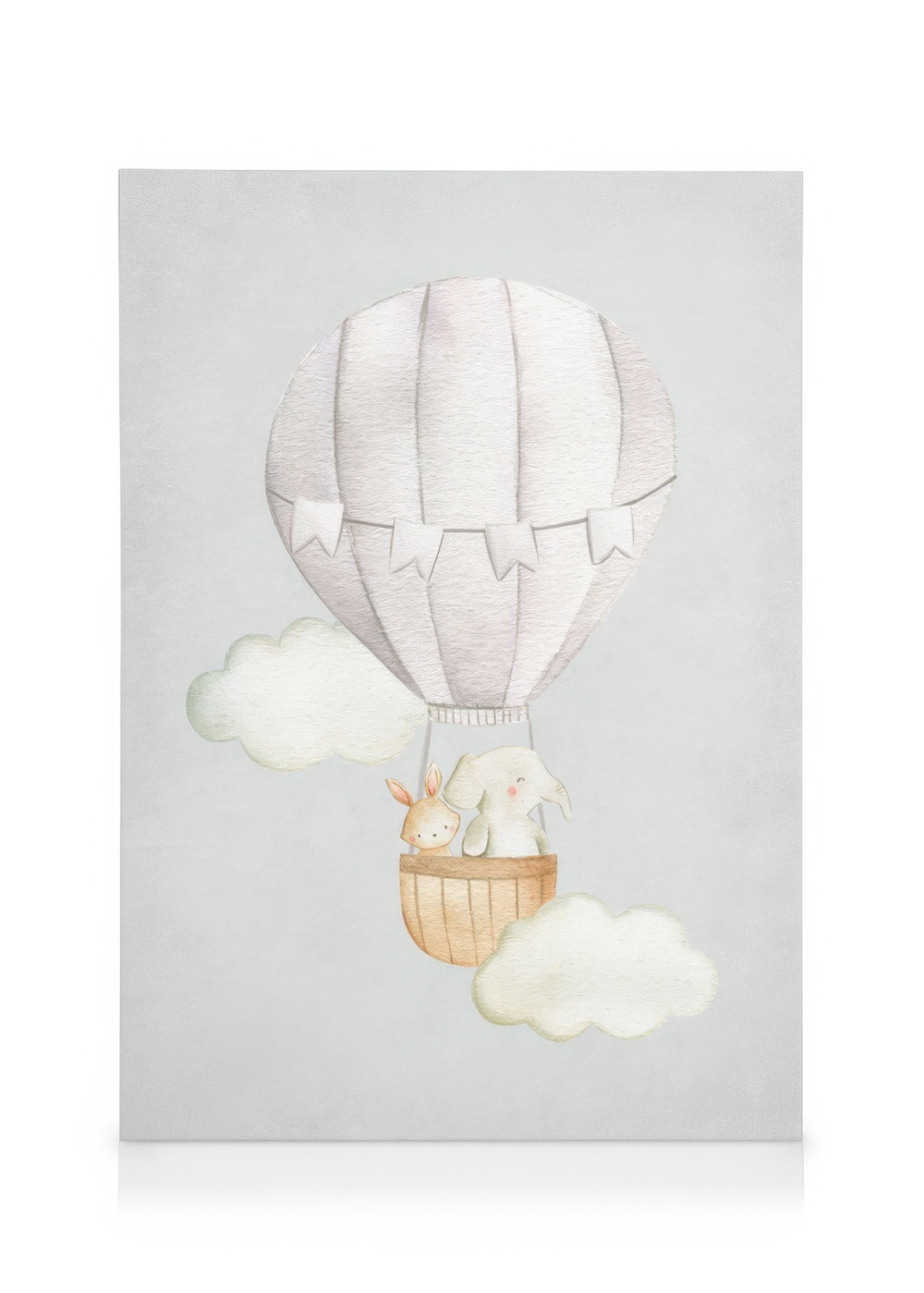 Hot Air Balloon No1 Canvas – Luchtballon kunst voor de kinderkamer ...