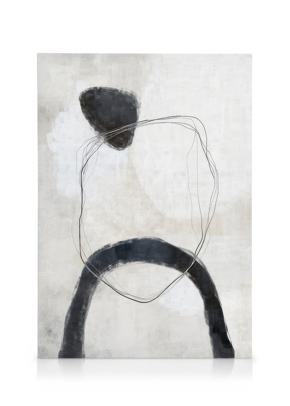 Painted Abstract No2 Leinwandbild – Abstrakte Kunst auf Leinwand