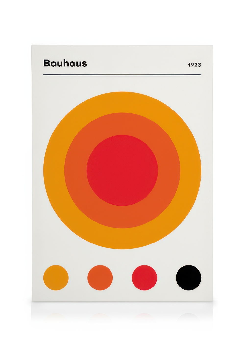 Bauhaus 1923 Canvas - Graphic circles - Desenio.ie
