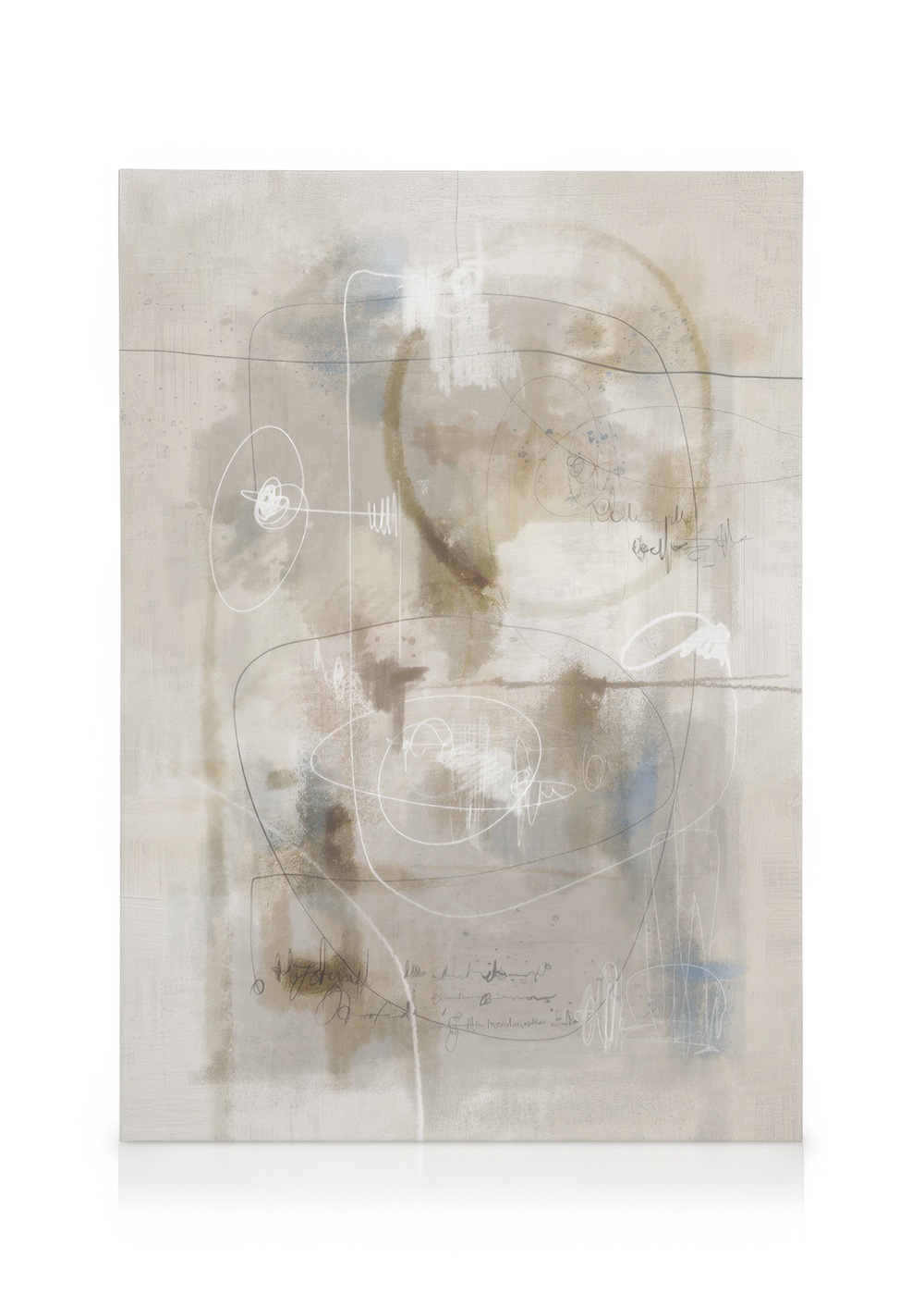 Beige Impression No1 Lienzo – Arte Abstracto en Canvas | Desenio.es