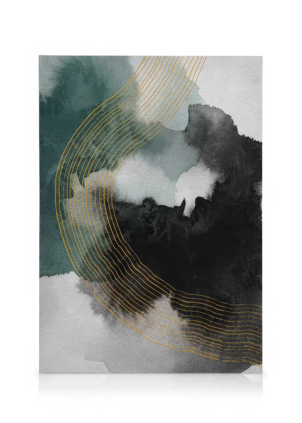 Ash and Moss No2 Leinwand – Abstrakte Kunst | Desenio CH