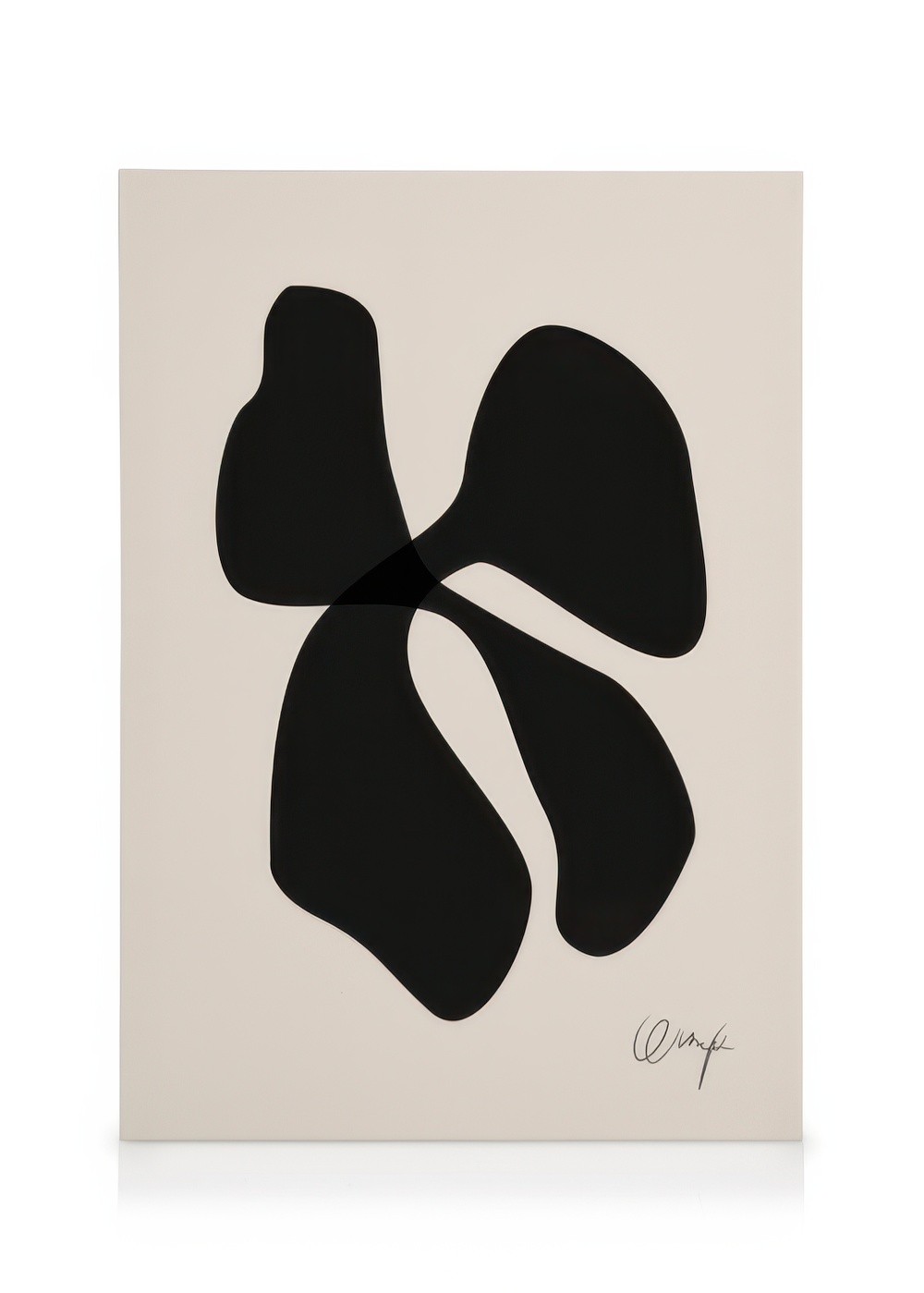 Toile art abstrait Monochrome Abstract No1 – Décoration murale moderne