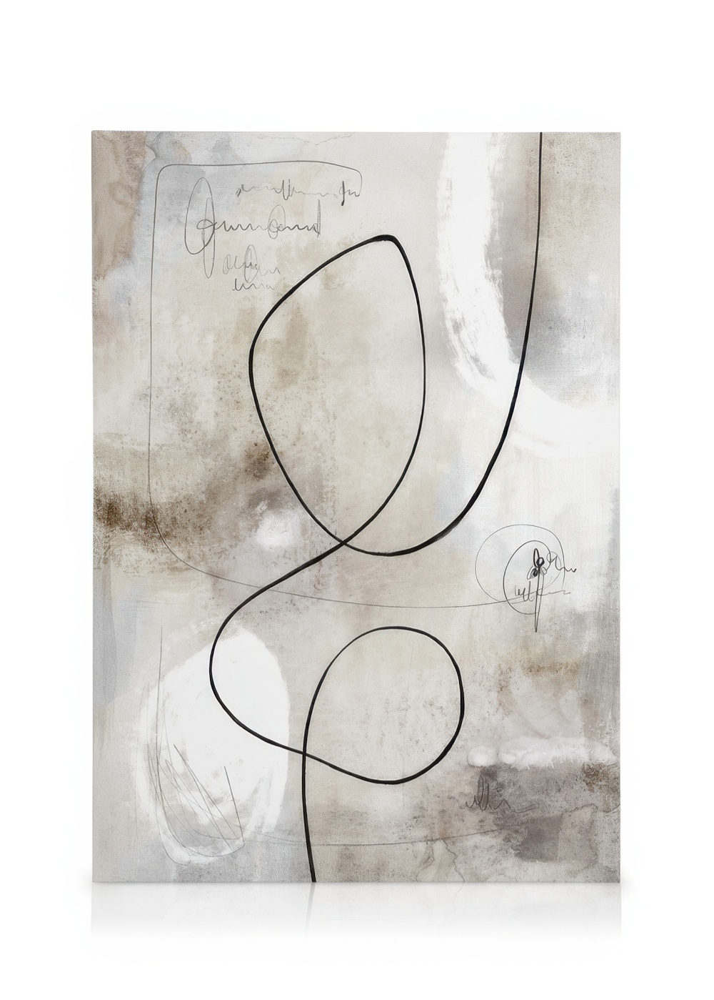 Abstract Paint Figure No1 Leinwandbild – Desenio