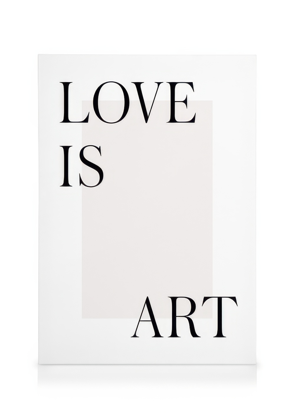 Love Is Art Canvas Print – Modern Wall Art | Desenio