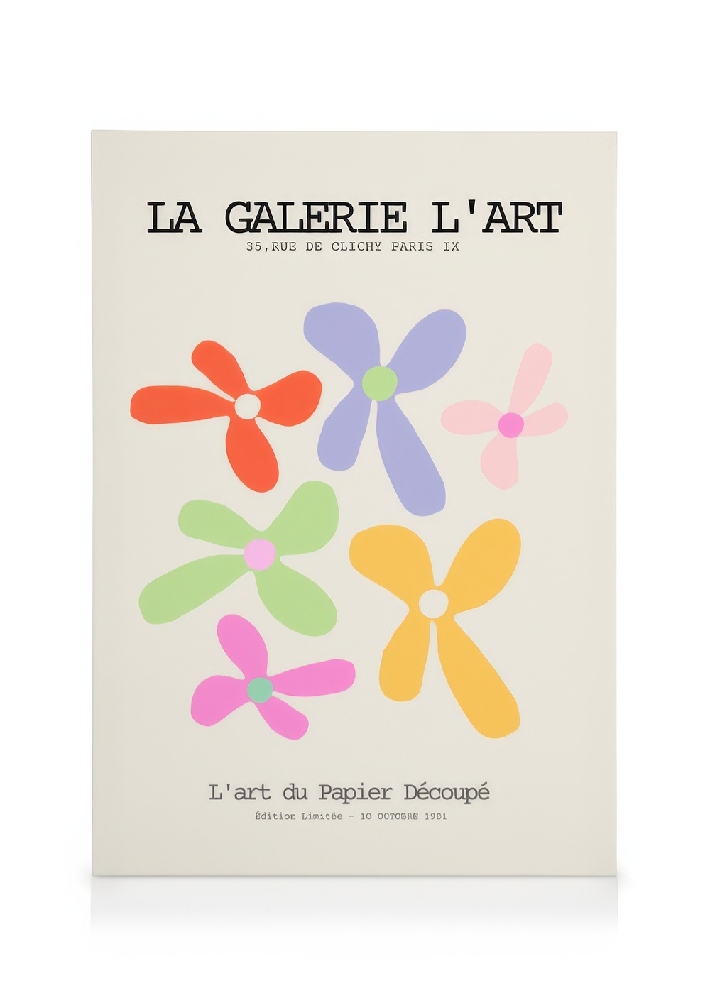 Toile fleurie colorée La Galerie L'Art – Art mural moderne