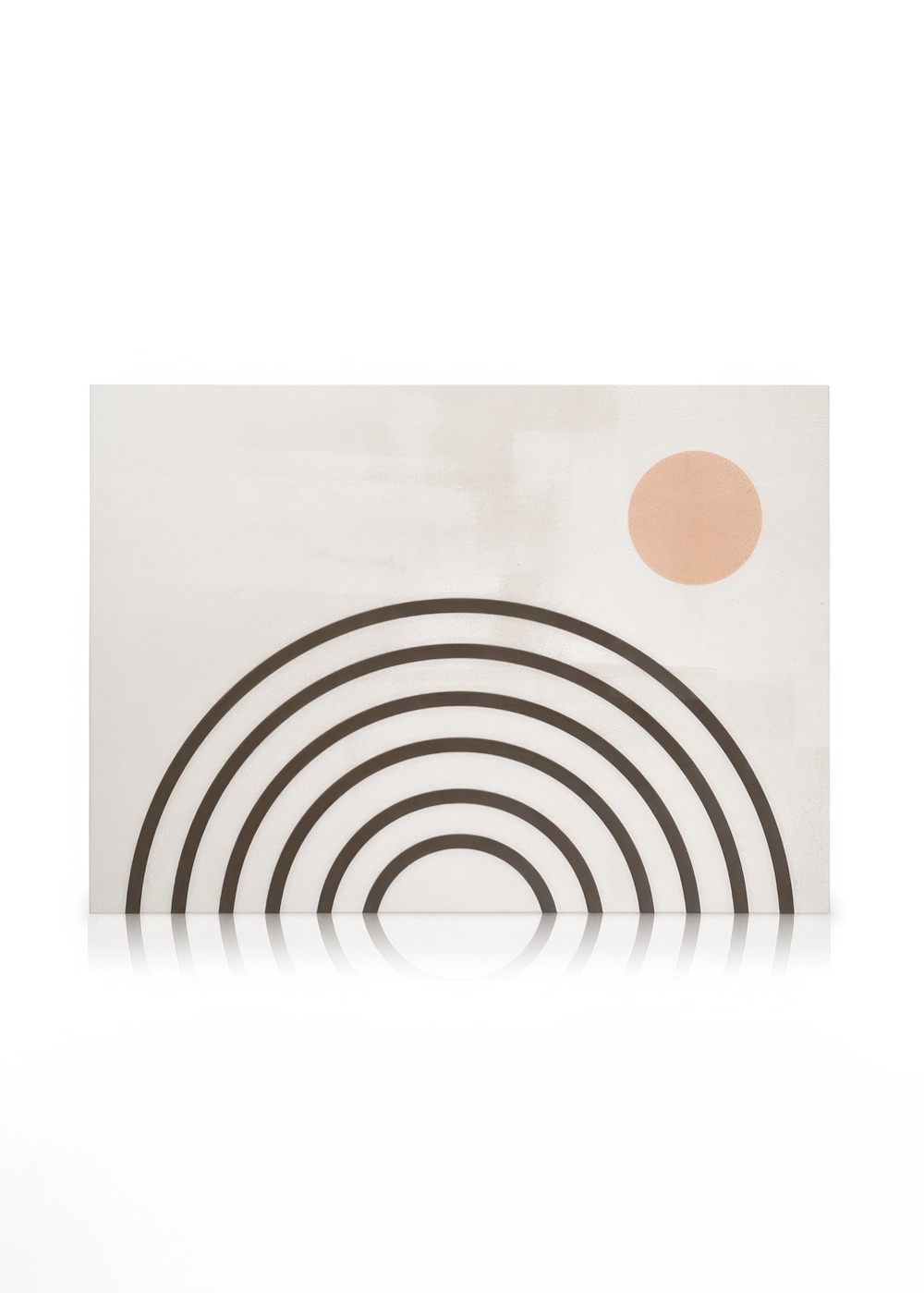 Circles and Arches No2 Canvas Print – Abstract Wall Art | Desenio UK