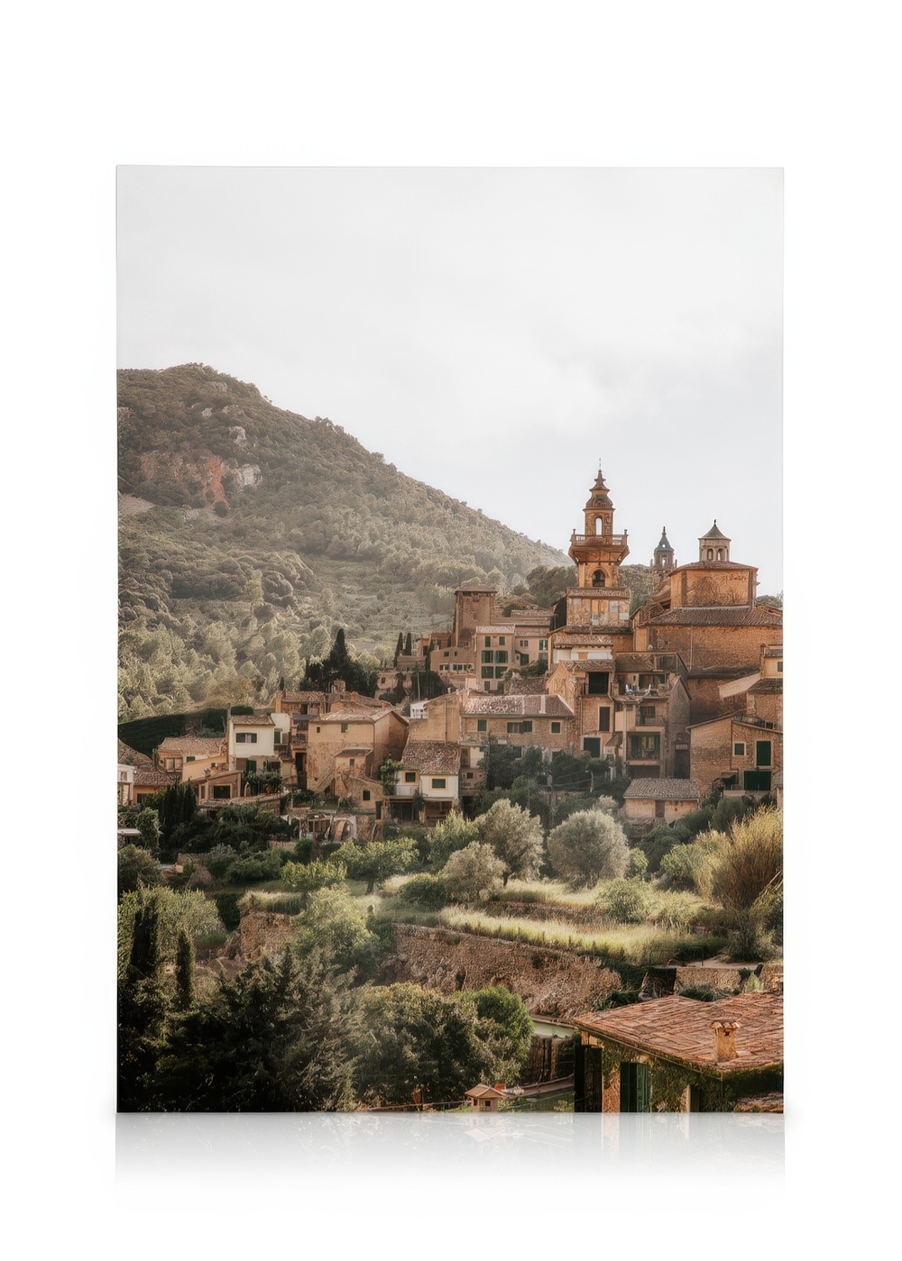 Mediterranean Valley Canvas Print – Italian Village Wall Art | Desenio