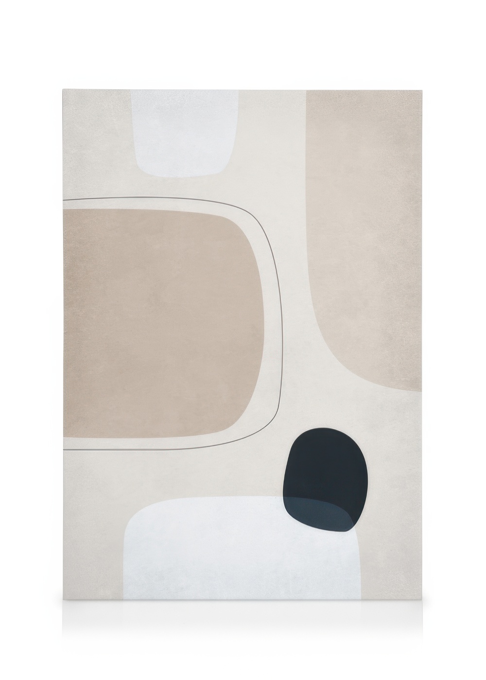 Graphic Neutrals No1 Leinwand – Abstrakte Kunst | Desenio CH