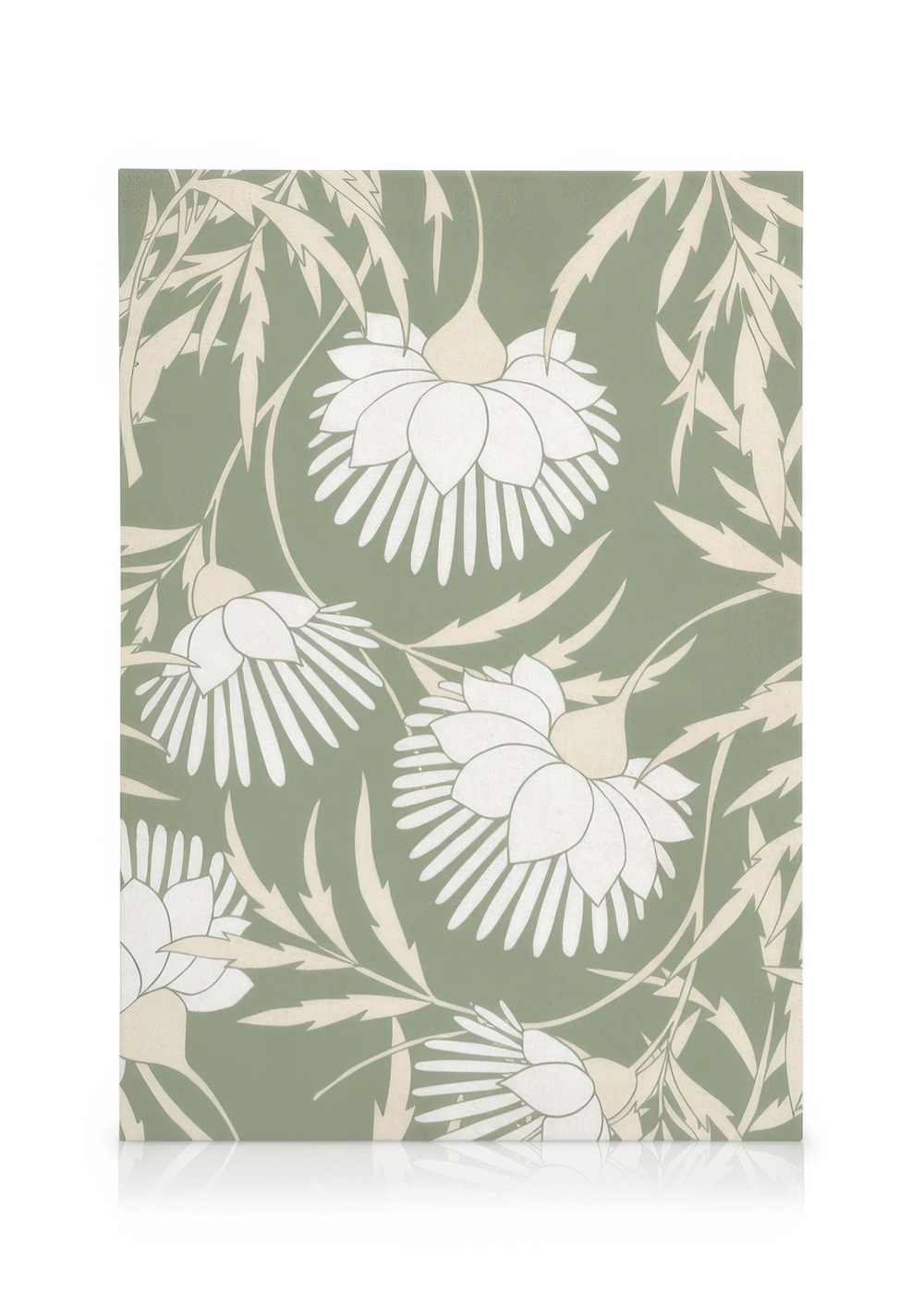 Flowers in Pattern Lienzo floral decorativo | Desenio