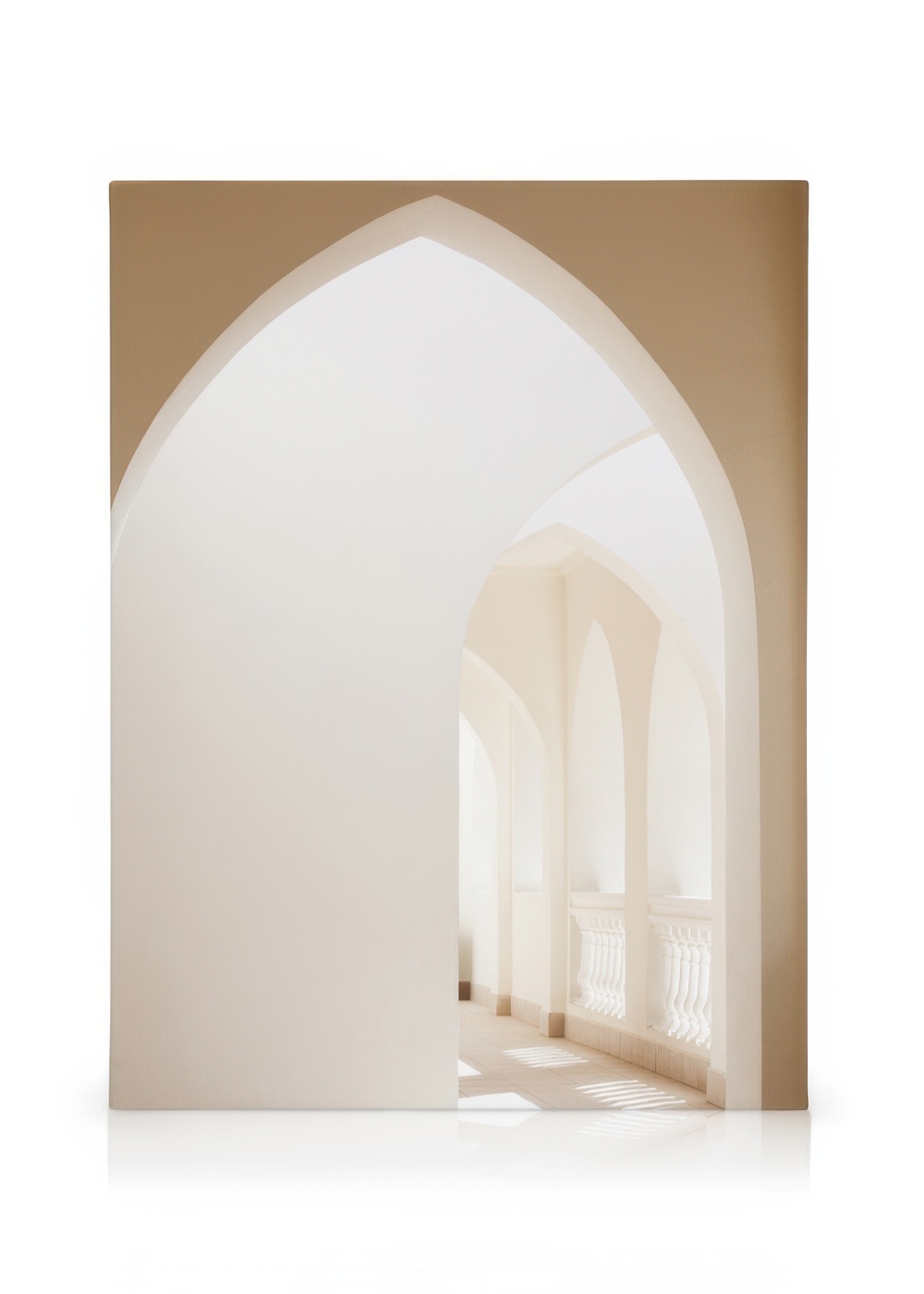 Beige Arches Canvas – Architectonische Wanddecoratie | Desenio