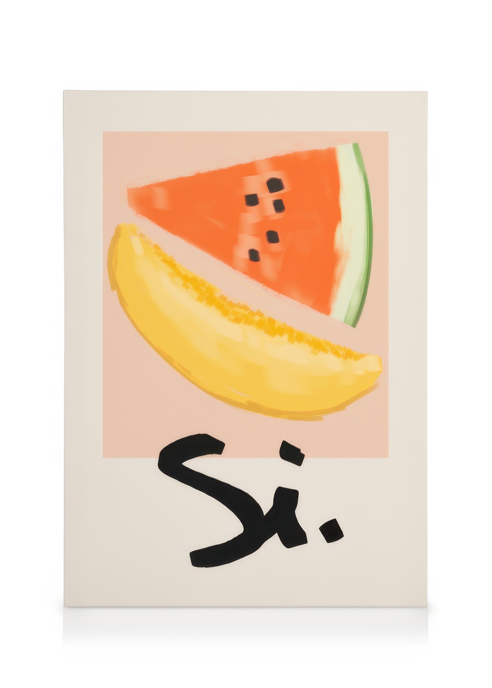 Si Fruit - Stampa su Tela Colorata | Desenio IT