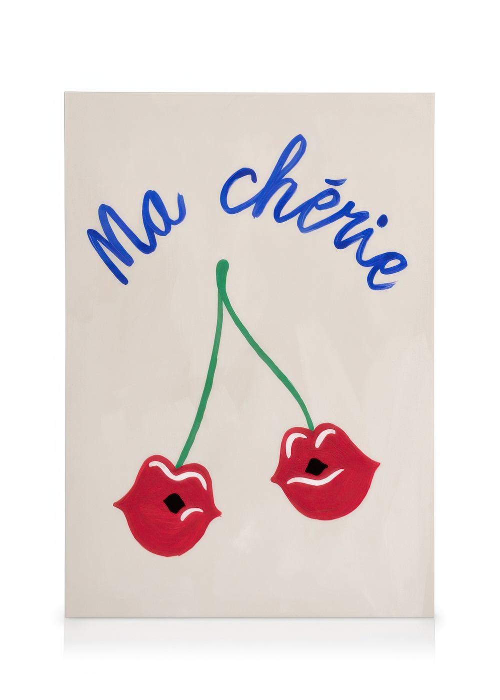 Ma Chérie Canvas Print – Bold Lips Wall Art | Desenio UK