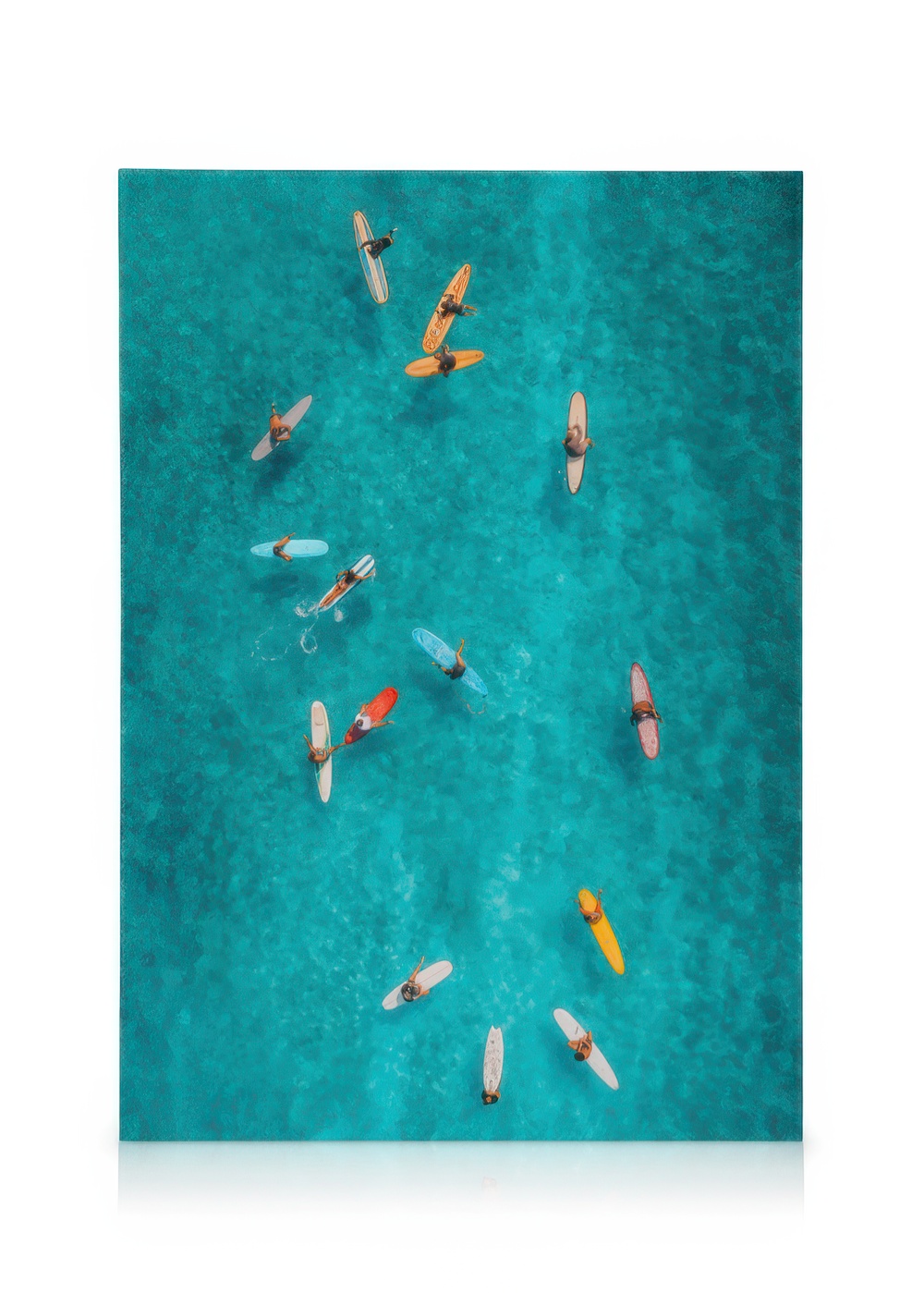 Surfers from Above Canvas Print – Coastal Wall Art | Desenio UK