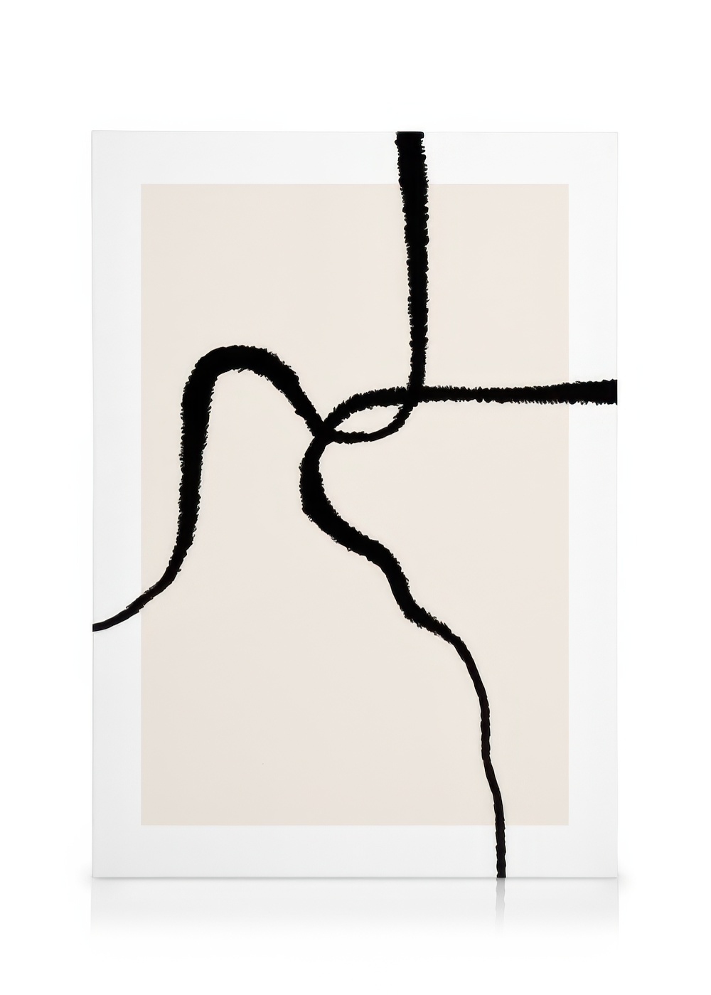 Formation in Black No2 Canvas