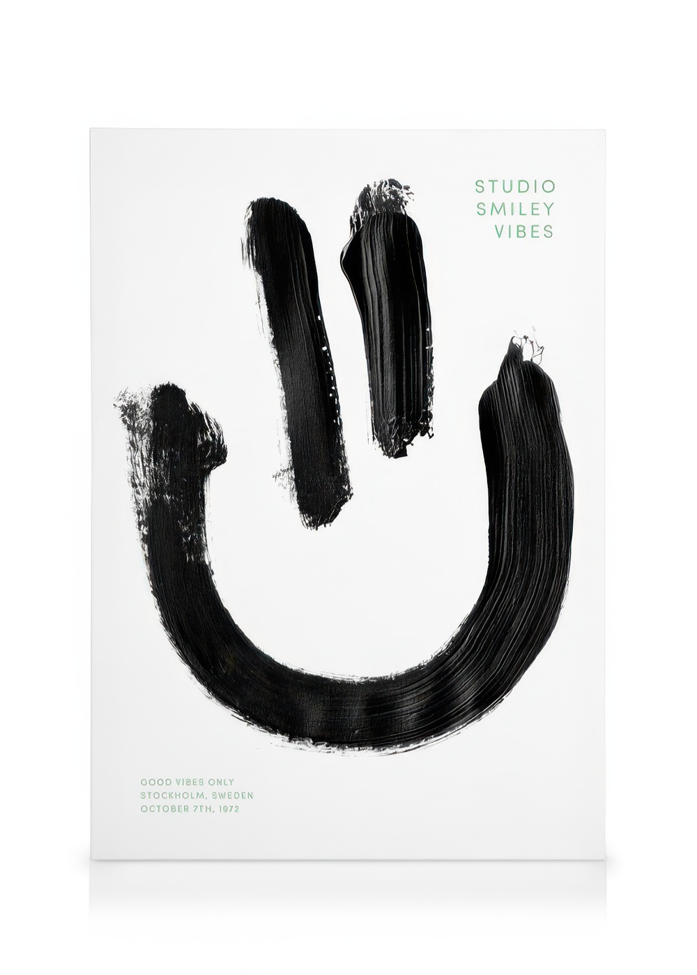 Smiley Vibe Canvas Print – Modern Wall Art | Desenio
