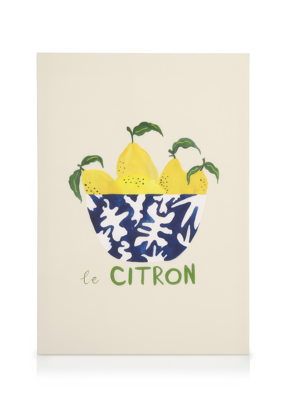 Toile Le Citron – Décoration murale cuisine élégante