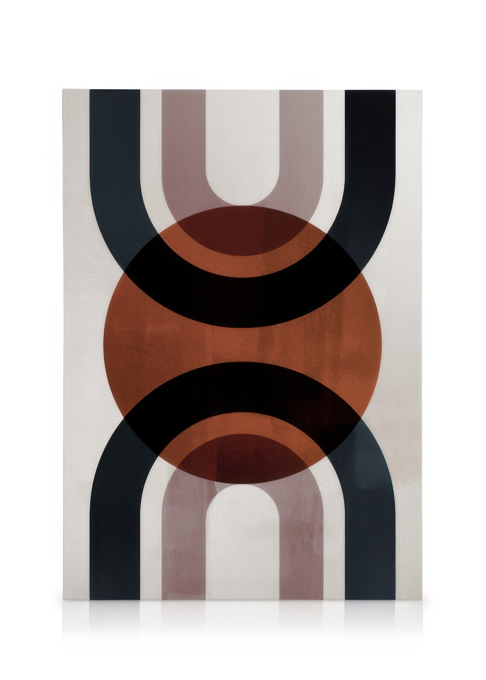 Dark Arches No1 Leinwand – Retro Geometrie | Desenio CH