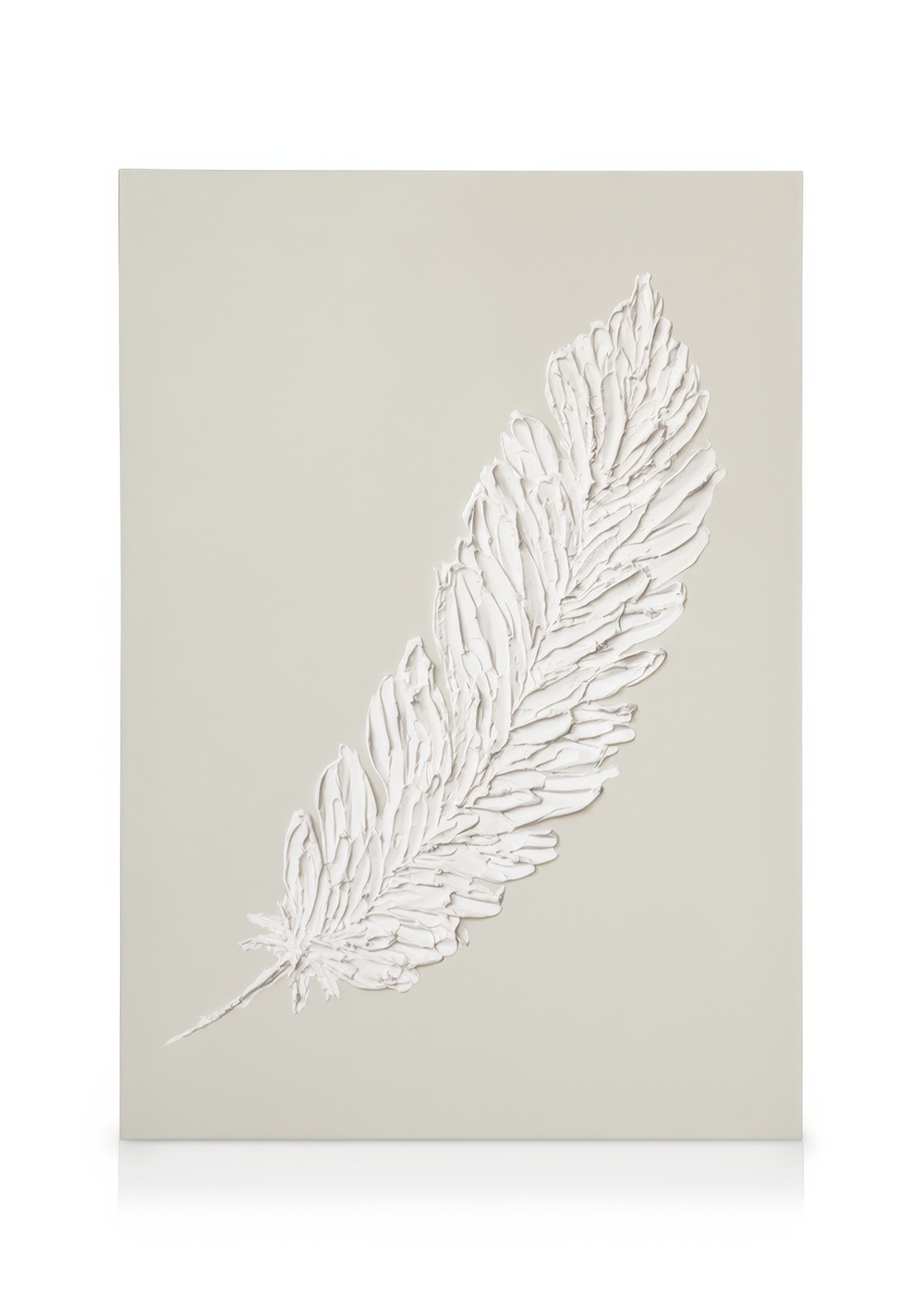 Feather Texture Stampa su Tela – Arte 3D Elegante | Desenio IT