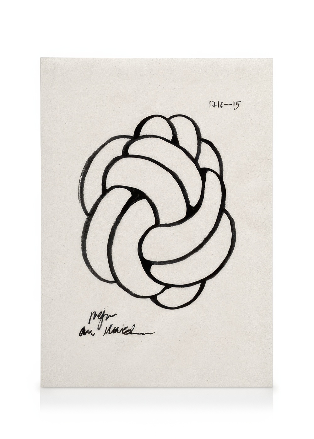 Knot Sketch Canvas print