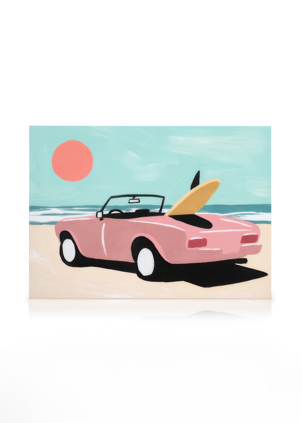Surf Car Canvas Print – Beach Wall Art | Desenio