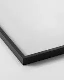 Black picture frame, 50x50 - Black wood frame - desenio.co.uk