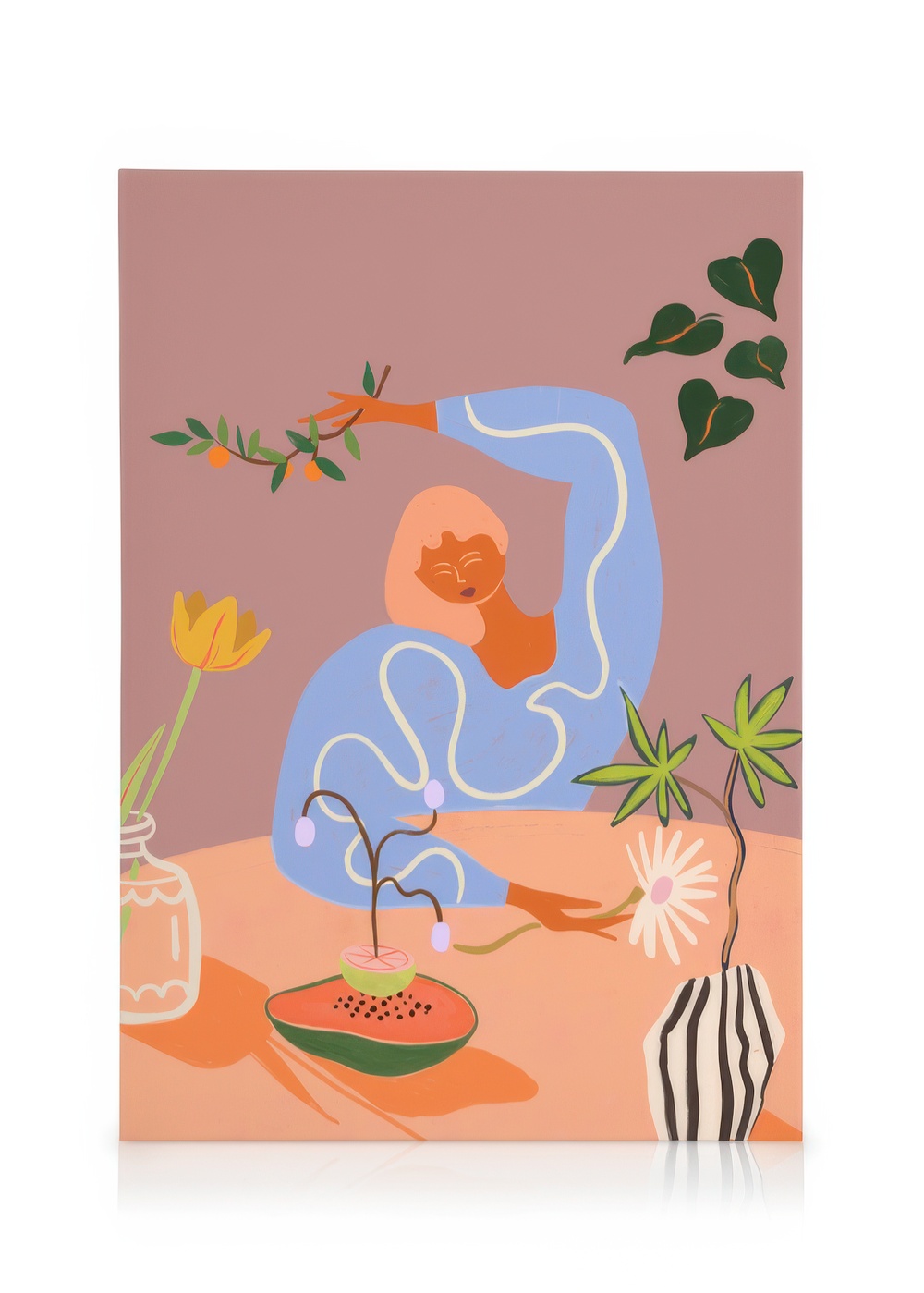 Arty Guava – Gardening Leinwandbild von Lay Hoon | desenio.de