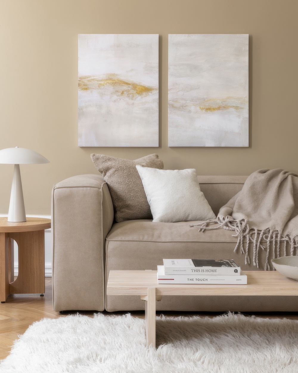 Abstract Scenery Canvas Duo – Minimalist Wall Art | Desenio