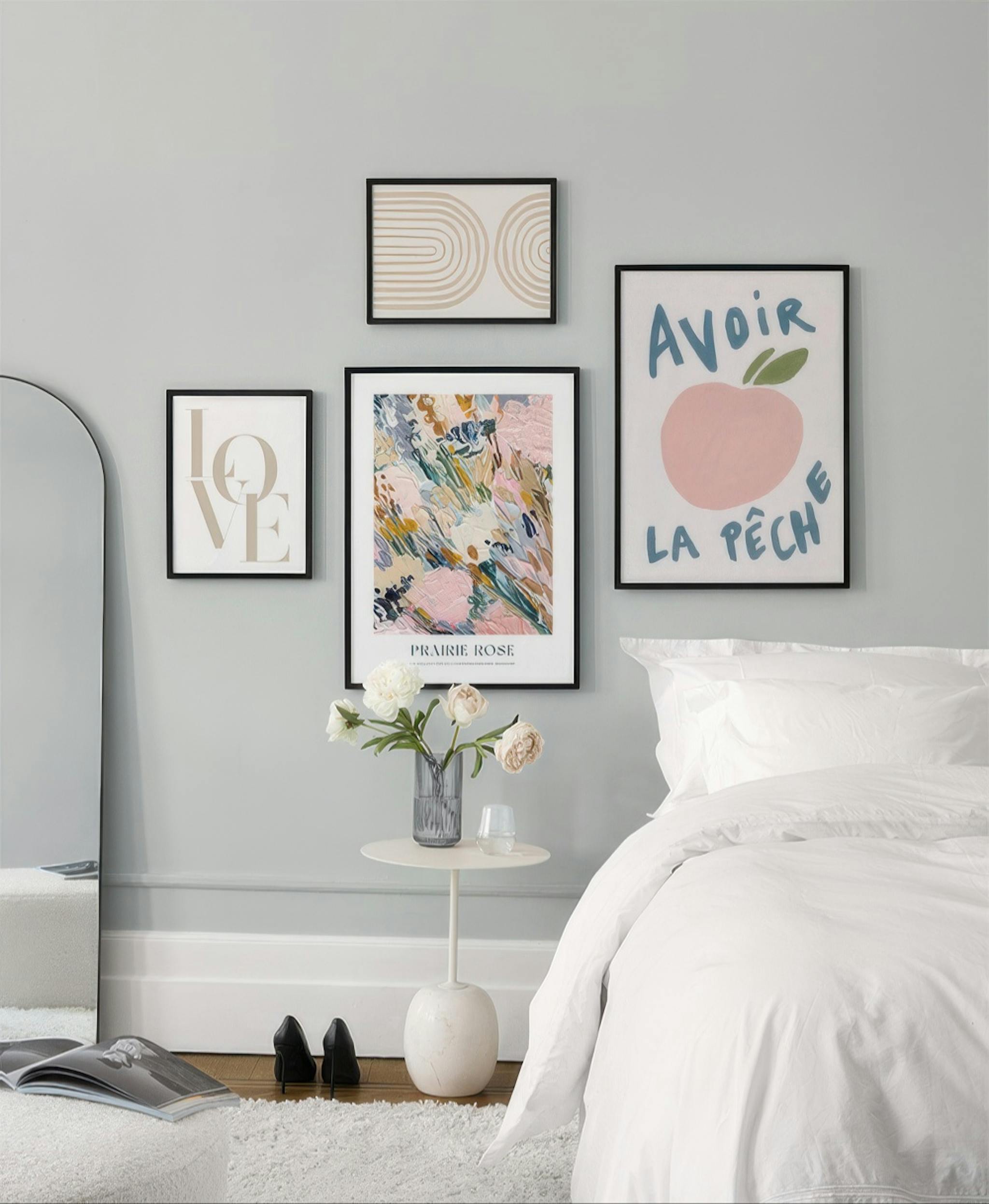 Painted Love Gallery Wall – Art Print & Poster Set | Desenio
