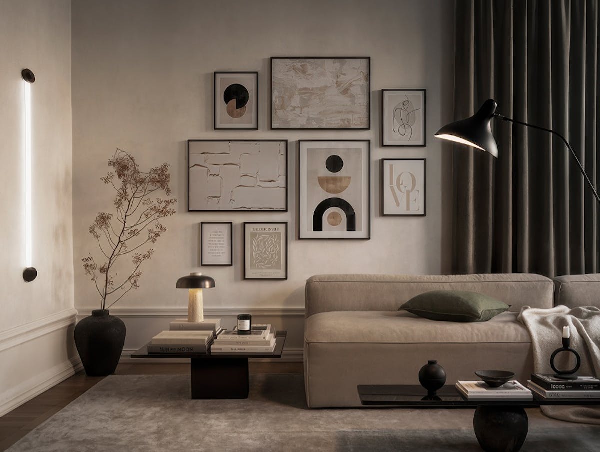 Warm Structure Print & Poster Set – Gallery Wall | Desenio