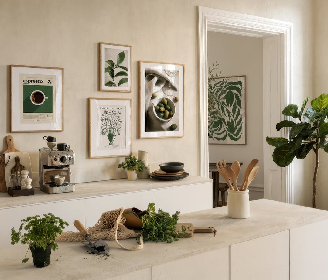 Botanical Green Print & Poster Set – Gallery Wall Art | Desenio