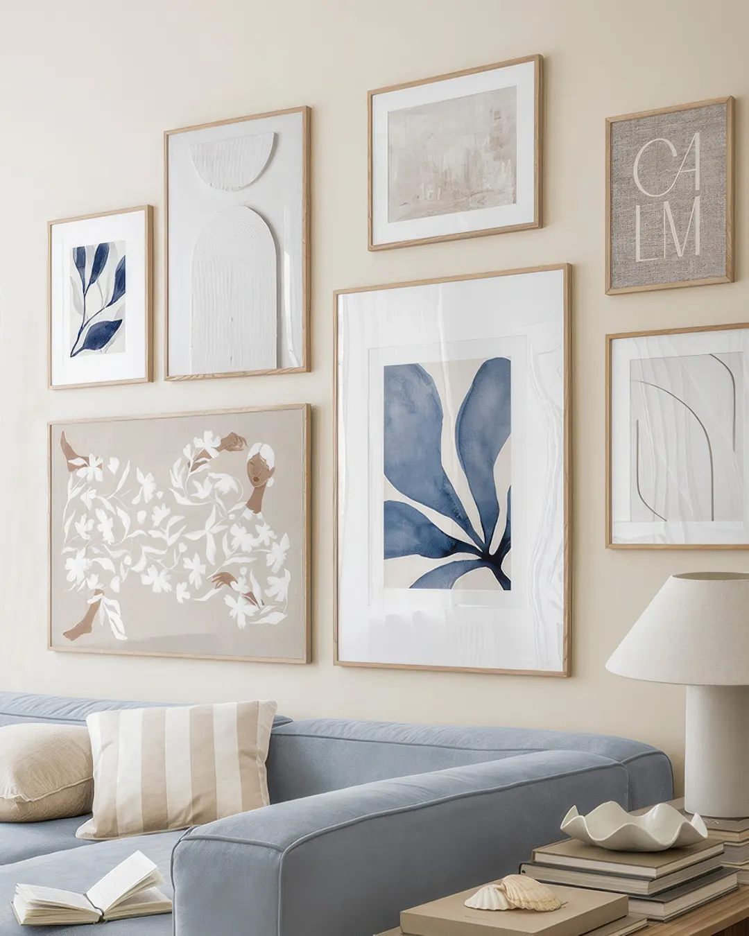 Blue Hues Print & Poster Set – Gallery Wall | Desenio