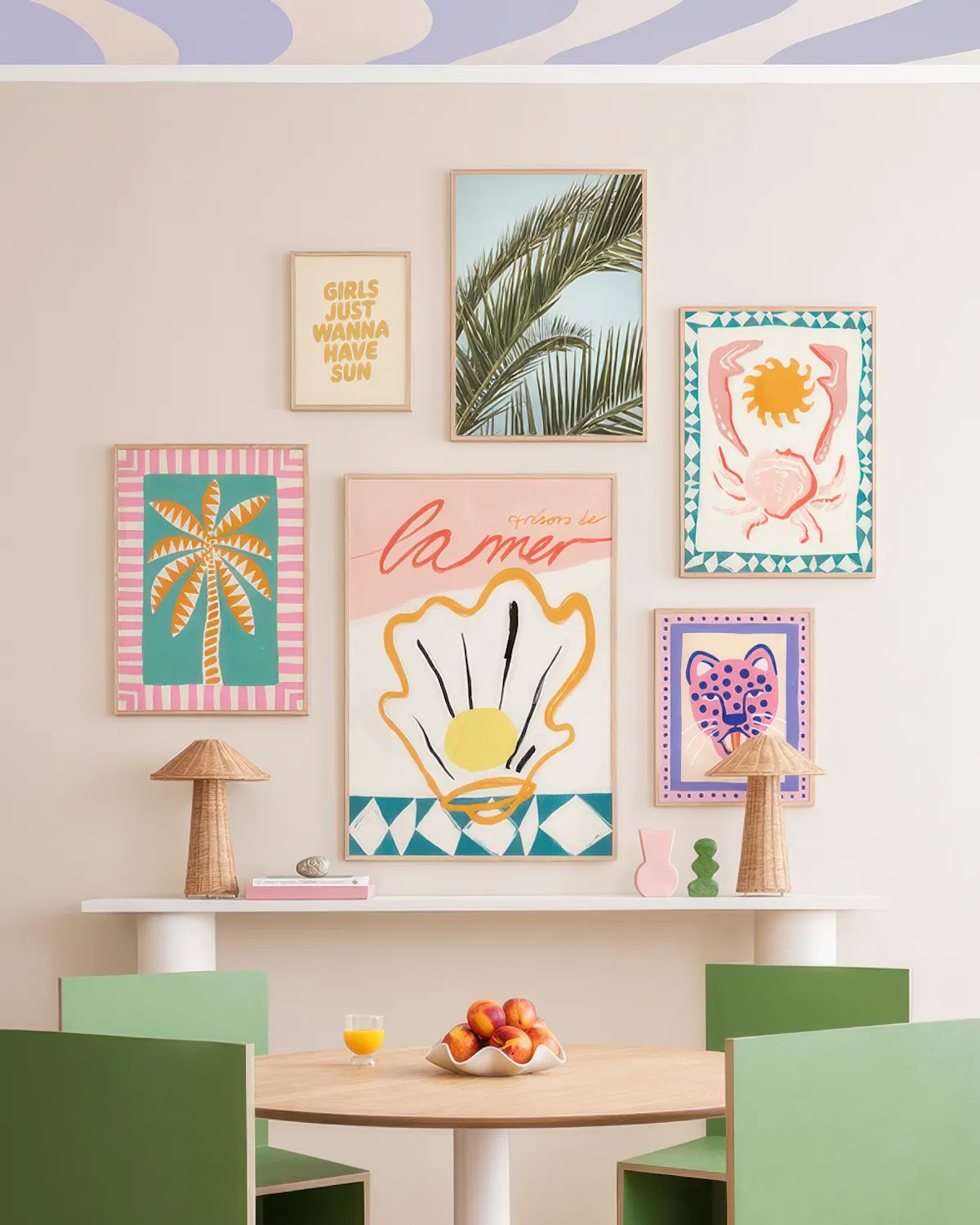 Tropic Like Its Hot Gallery Wall – Colorful Print & Poster Set | Desenio