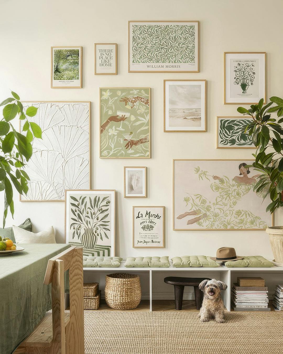 Green Botanical Trio Poster Pack – Nature Inspired Wall Art | Desenio