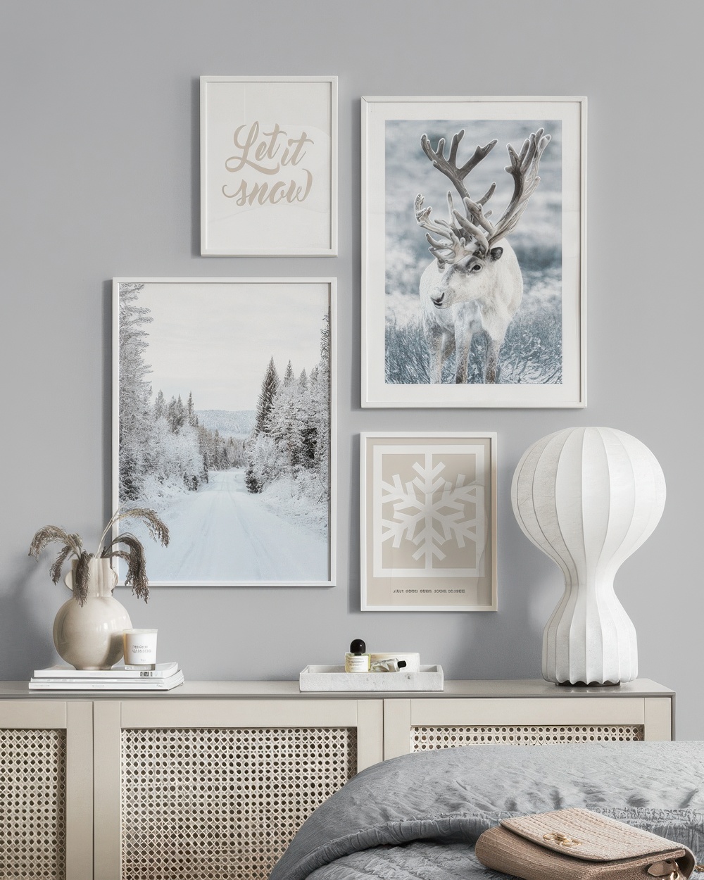 Snowy Season Print & Poster Pack – Winter Wall Art | Desenio
