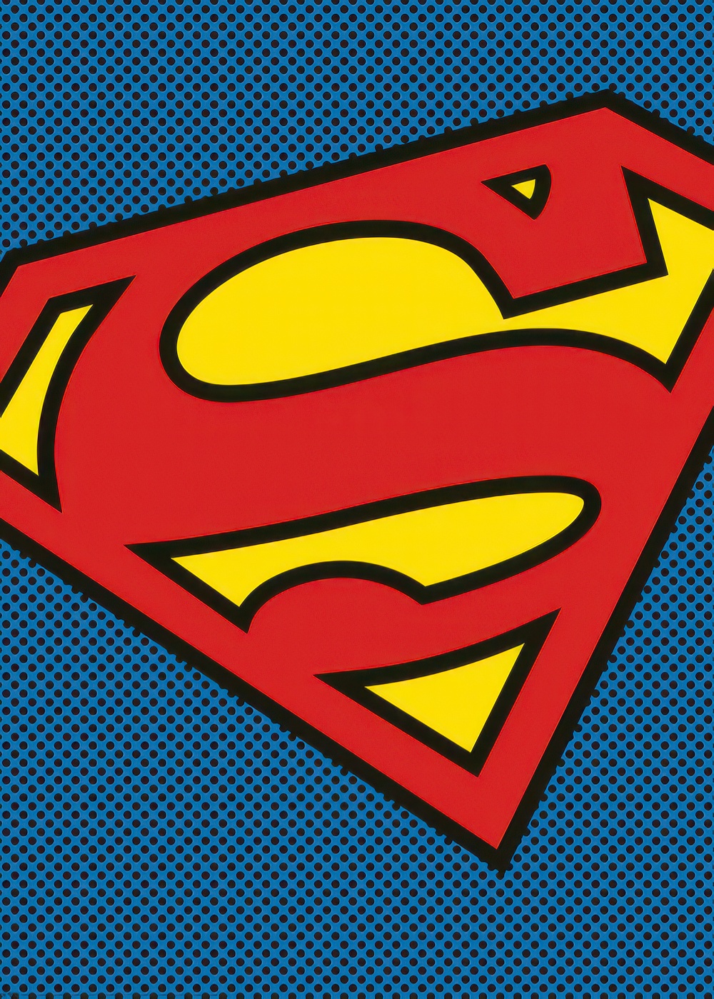 Superman™ Logo Poster – Classic Comic Art | Desenio UK