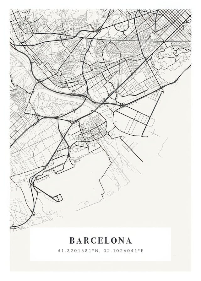 Julisteet kartoilla ja kaupungeilla | Karttajulisteet | Desenio.fi