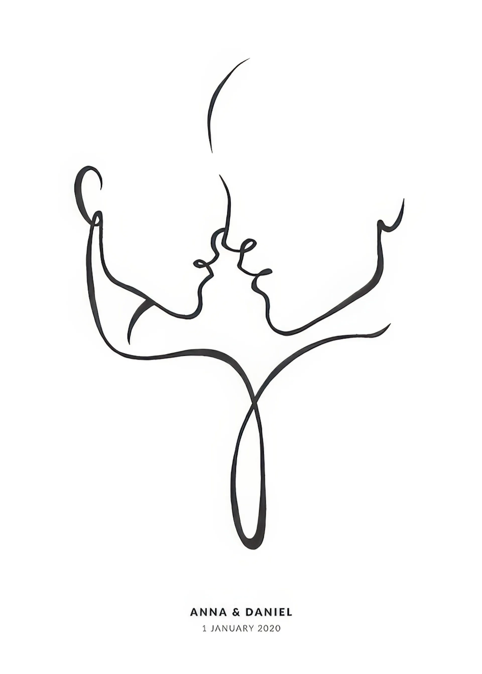 Tableaux noms | Affiches avec nom personnalisable | Desenio.fr
