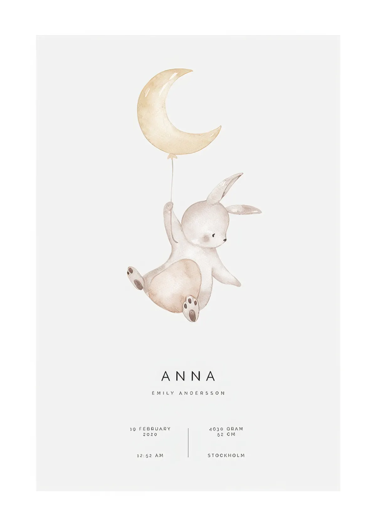 Tableaux noms | Affiches avec nom personnalisable | Desenio.fr