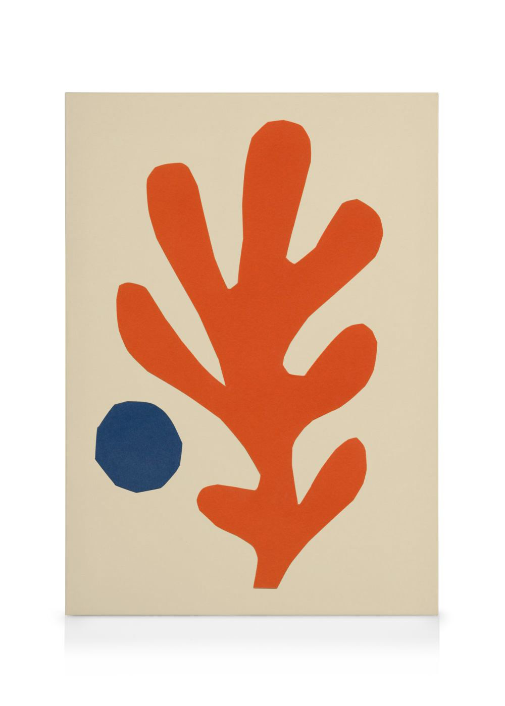 Cutout Coral Canvas - Abstract Minimalist Art | Desenio EU