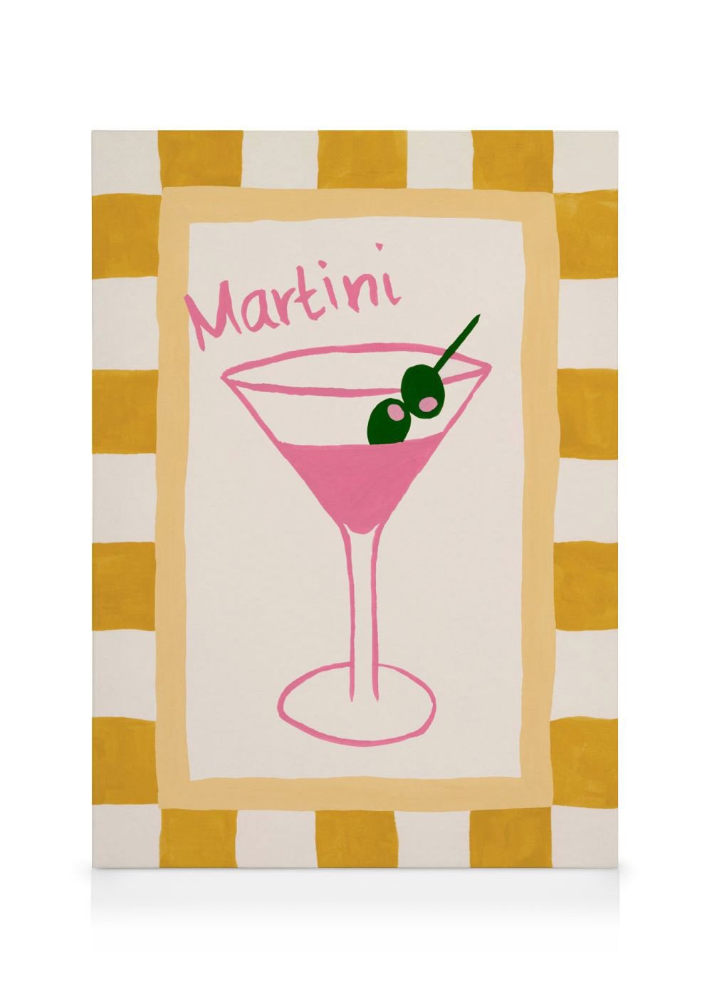 Pink Martini Canvas - Retro Cocktail Art | Desenio EU