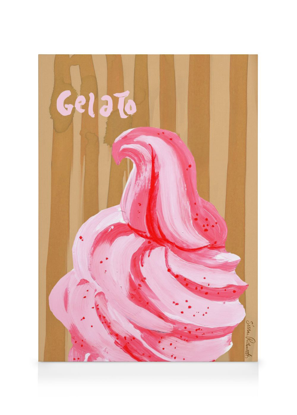 Sissan Richardt - Gelato Canvas Art Print | Desenio EU