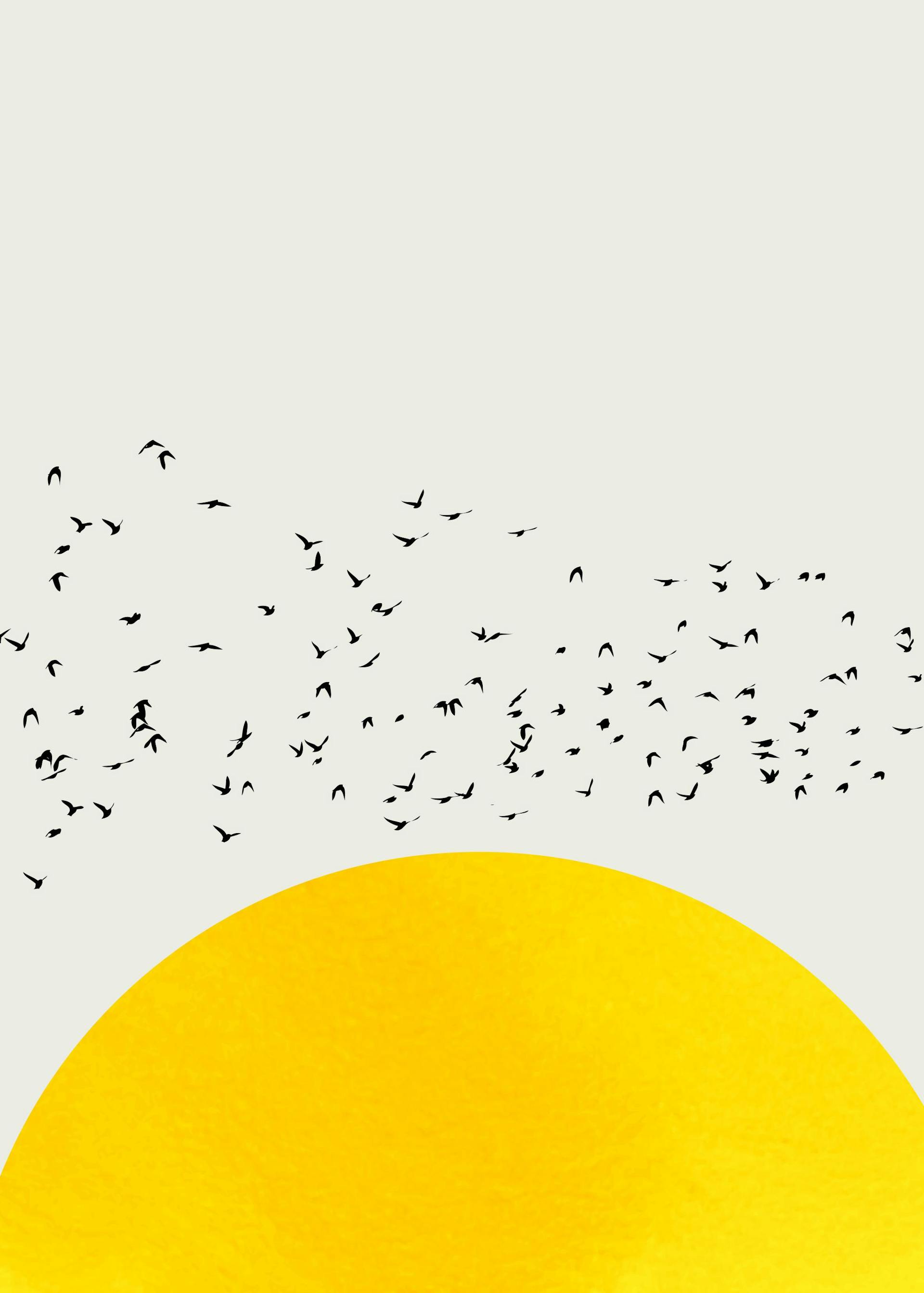 Sandra Poliakov - Reading Among Palm Trees Print | Colorful Poster Art