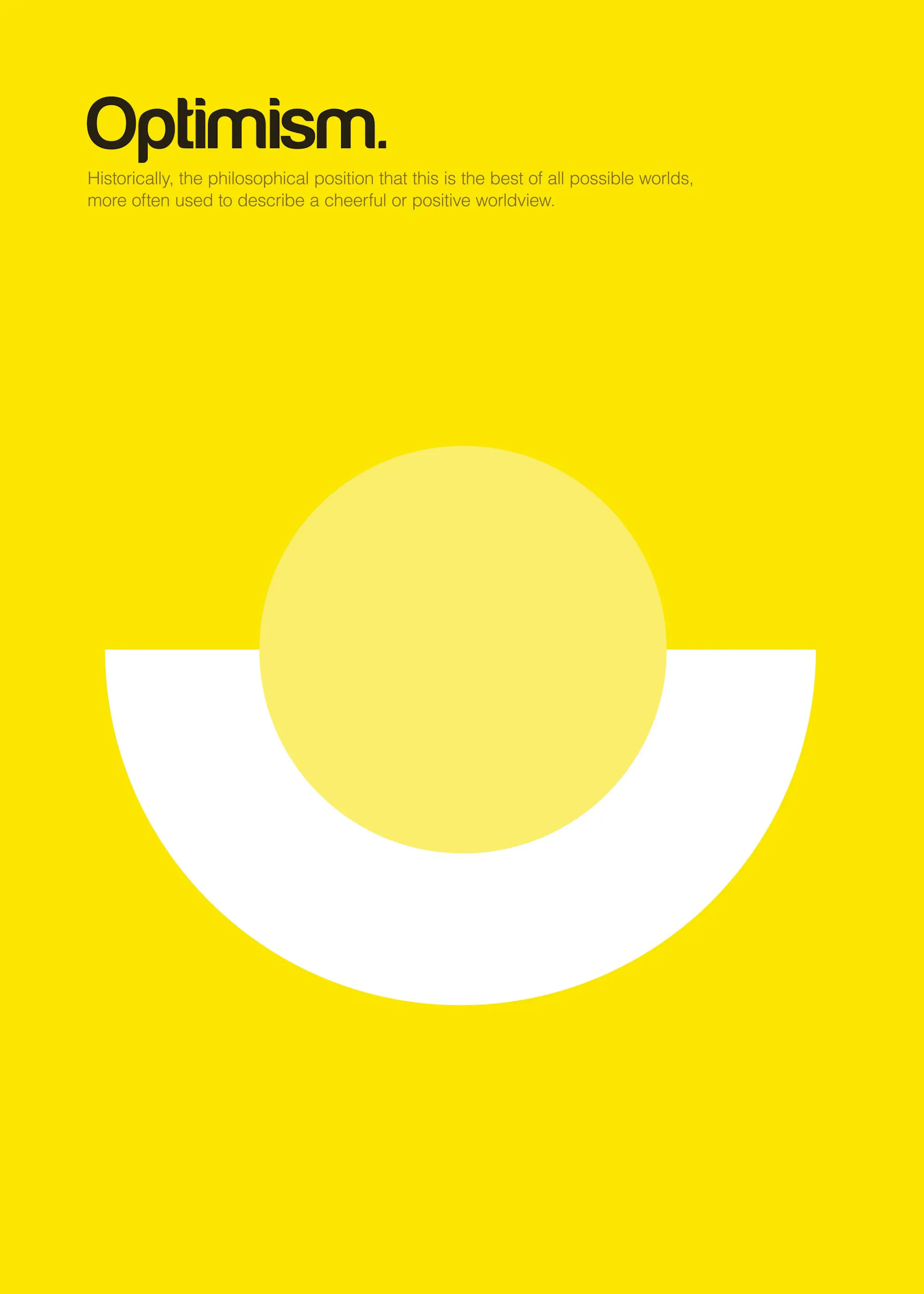 Yellow Smiley Poster – Vrolijke Poster voor je Interieur | Desenio.nl