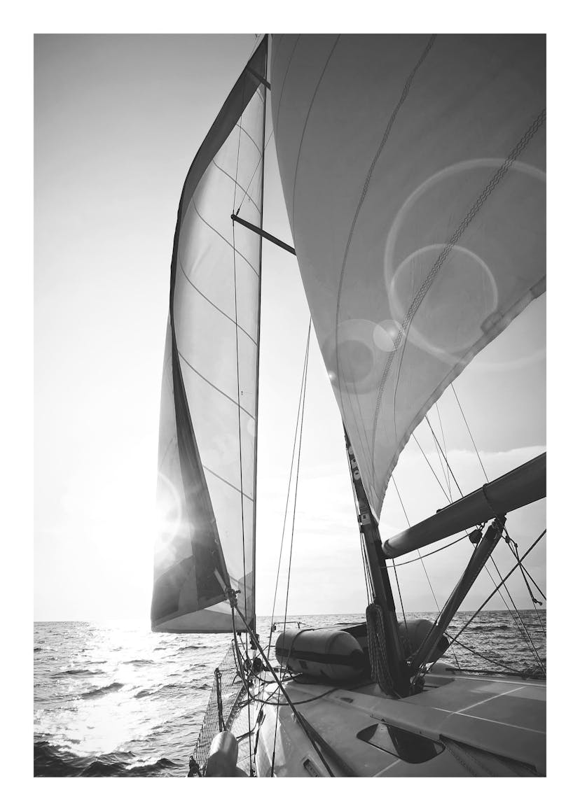 Les Vacances Poster – Illustratie met Zon | Desenio.nl