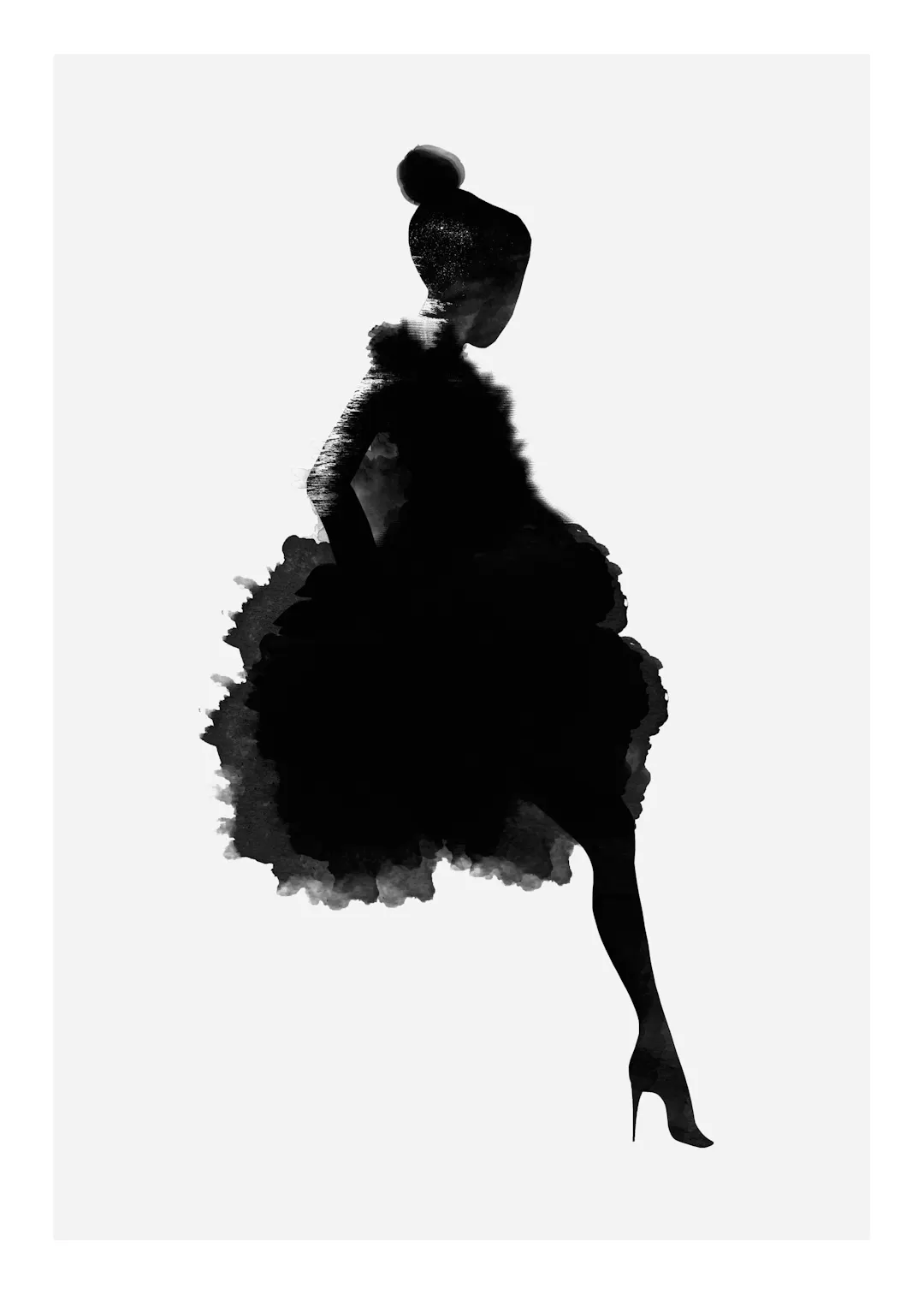 Teenager Poster - Zwart Wit Typografie Poster | Desenio BE